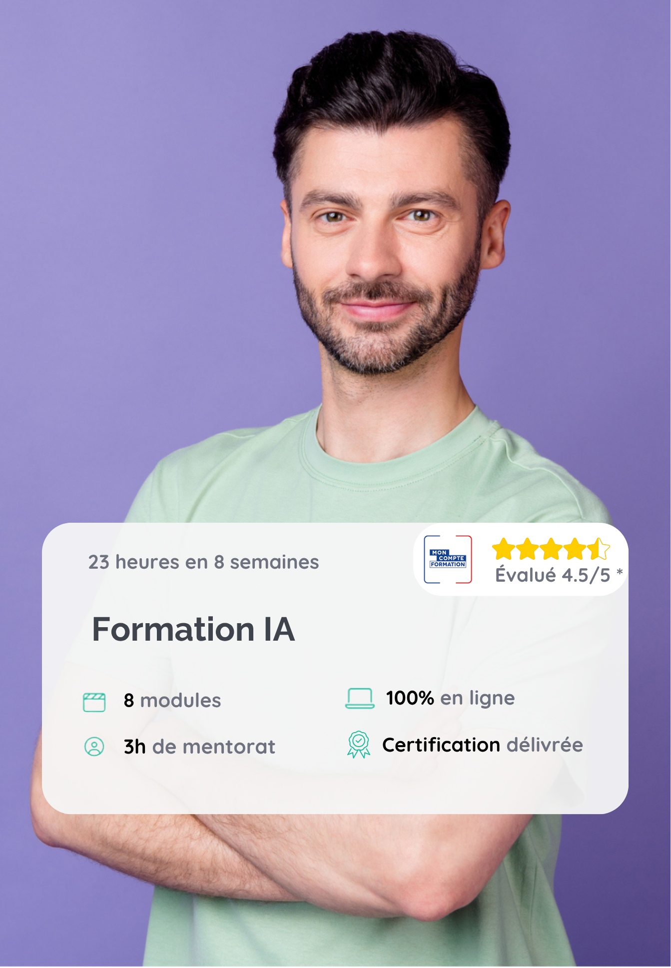 Formation Intelligence Artificielle - Certifiante et 100% éligible CPF