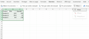 Comment filtrer sur Excel en quelques étapes simples